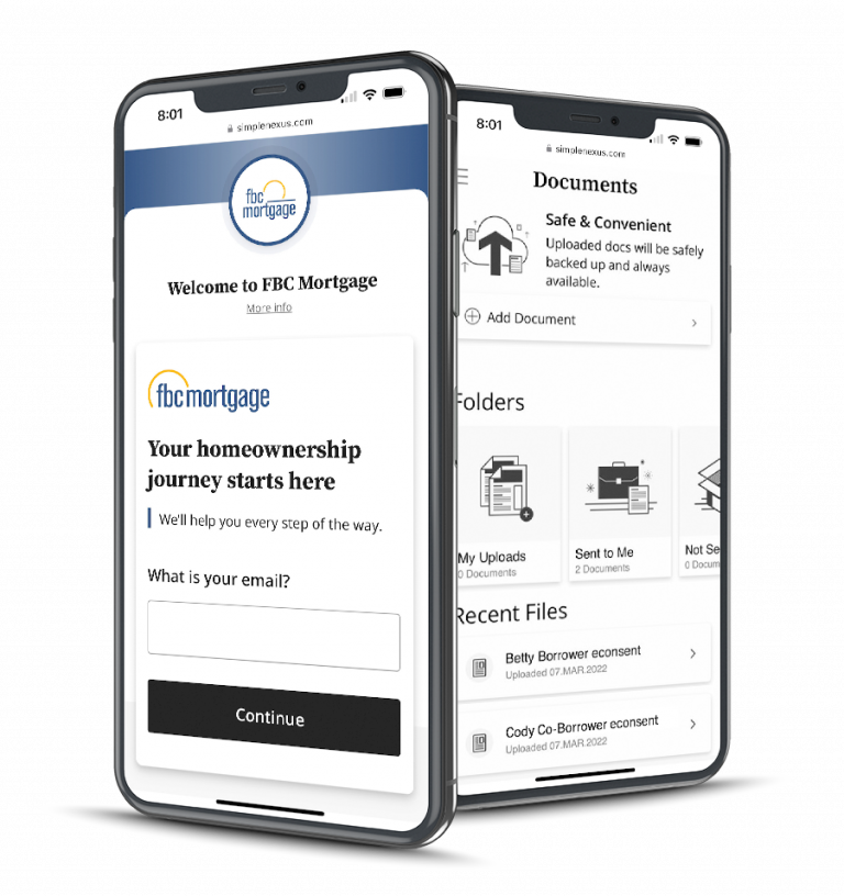 SimpleNexus Transition - FBC HomeLoans